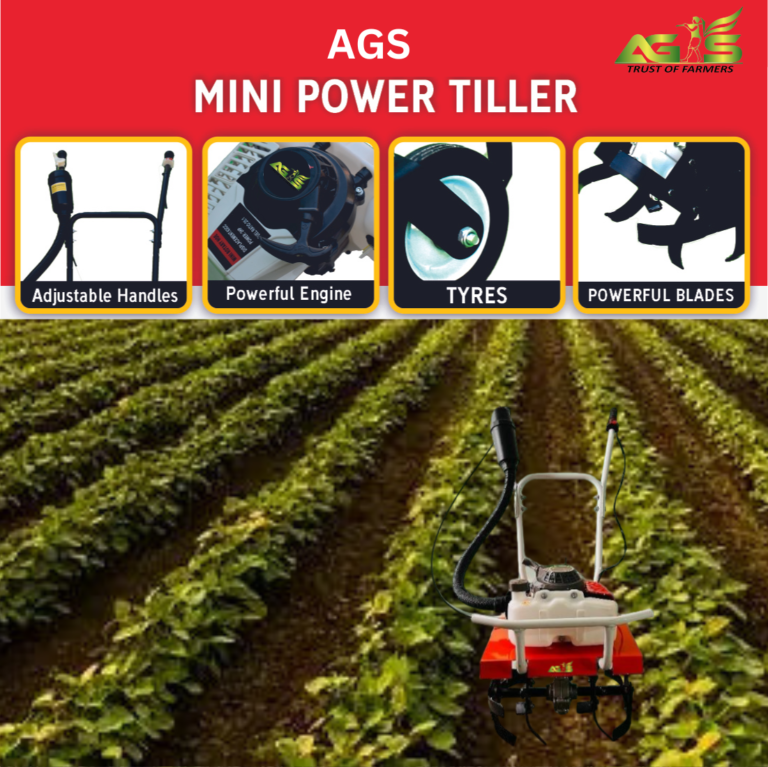 AGS Mini Tiller 3HP - Agro And Garden Solution